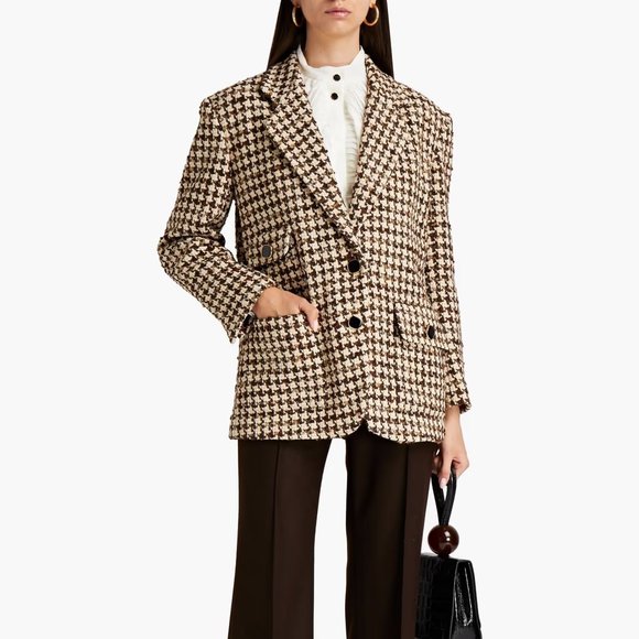 Sandro | Jackets & Coats | Sandro Esther Houndstooth Jacket | Poshmark